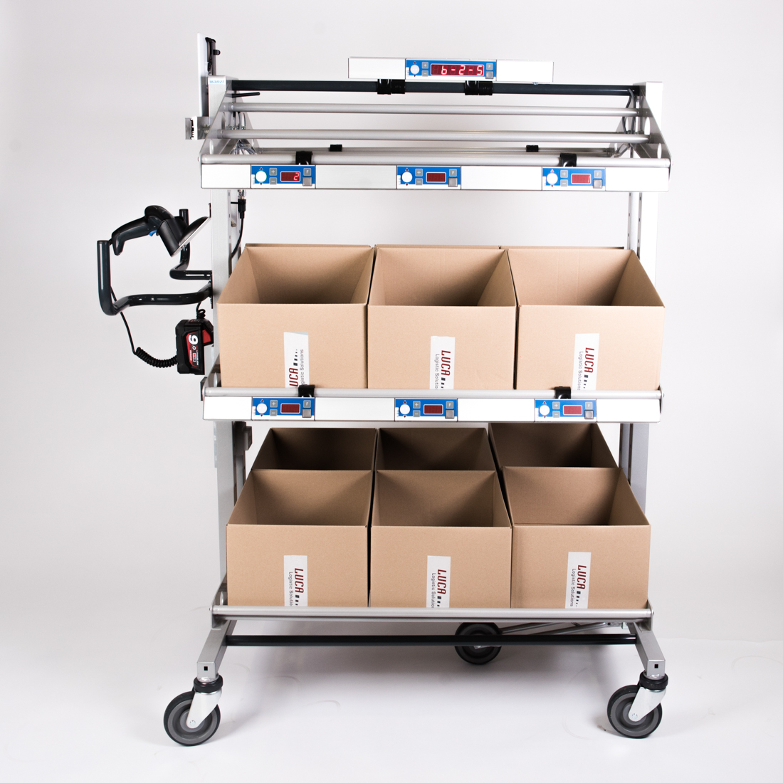 Pick by Cart | LUCA Systems | Kommissionierwagen mit Pick-by-Light